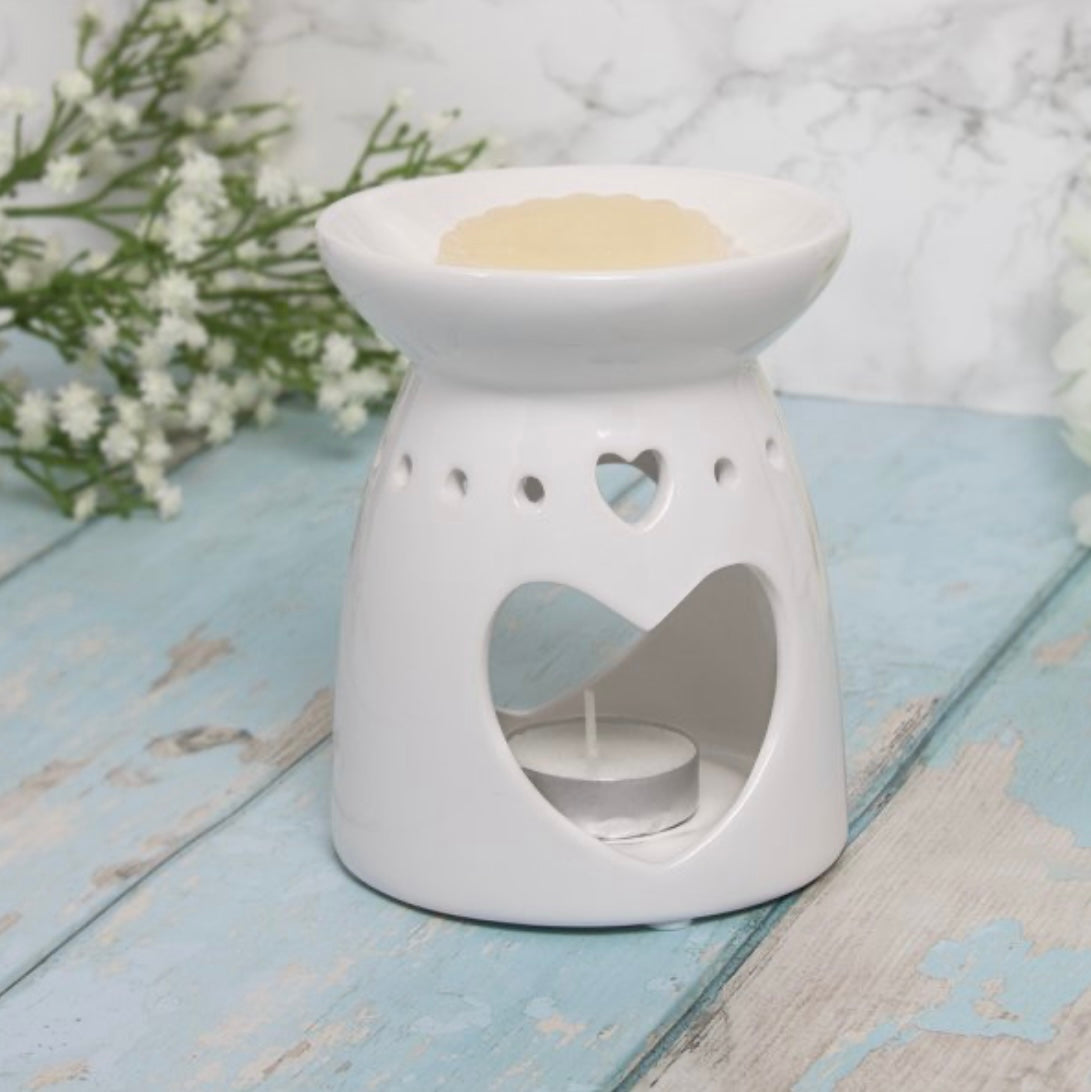 White Hearts tea light burner | Jelly Melts, Gel Wax Melt, Jelly Wax ...